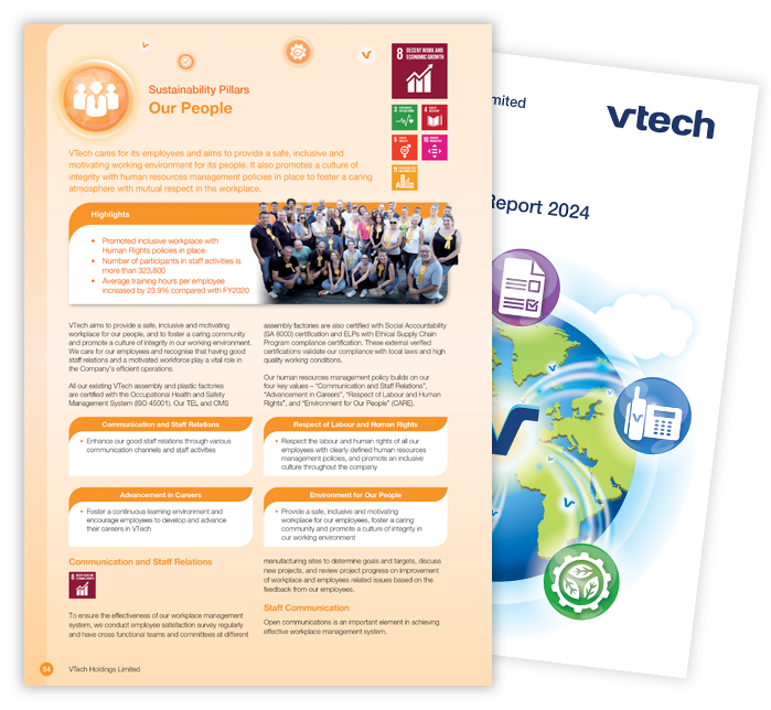 Our People | VTech Sustainability